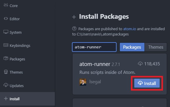 Run Python3 In Atom
