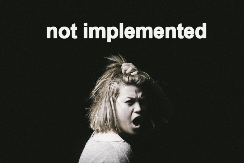 Python not implemented exception Python not implemented exception