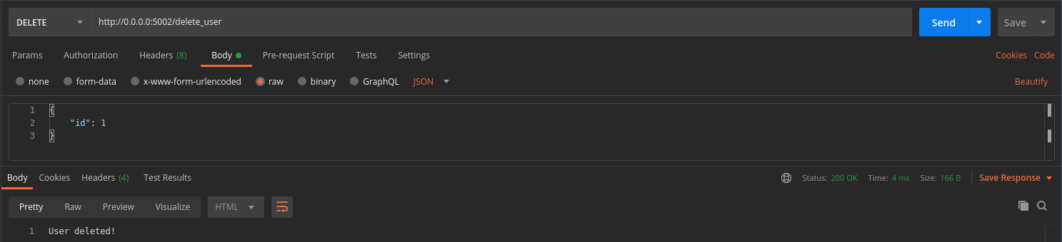 CRUD in python [Simplest example]
